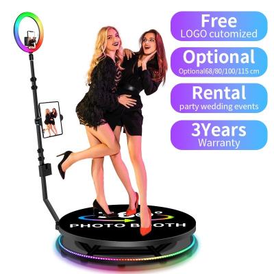 Cina Eventi matrimoniali devono avere una cabina fotografica a 360 gradi con una piattaforma per custodia di viaggio altezza 25 cm in vendita