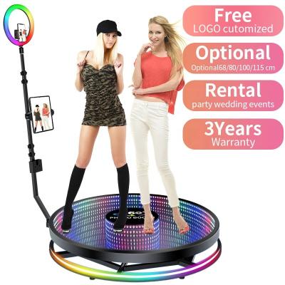 Cina 360 Photo Booth Stabler automatico LED di vetro temperato a metallo forte 110-240V Voltaggio di ingresso in vendita