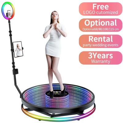 Cina Fotobooth a rotazione lenta a 360 gradi con capacità di carico di 500 kg e 59 kg in vendita