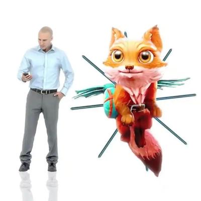 Cina Display pubblicitario accattivante Ventilatore olografico 3D con proiezione ad alta definizione in vendita