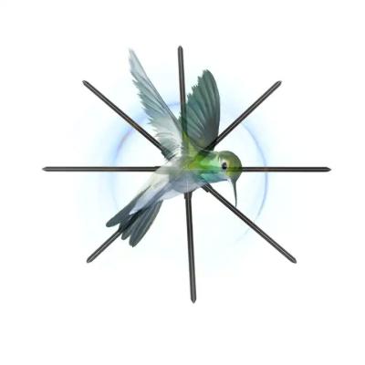 Cina Prodotto rivoluzionario degli ospedali di 100 cm 2 lame 3D Hologram Fan 1.692MM Contrasto in vendita