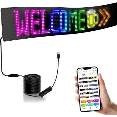 China 16*64dots/16*96dots Ecrã de visualização de carro LED programável com matriz RGB e classificação IP66 à venda