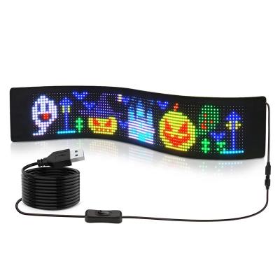 China 16*96dots painel de tela LED para loja e publicidade de automóveis RGB Cor Soft Display Strip à venda