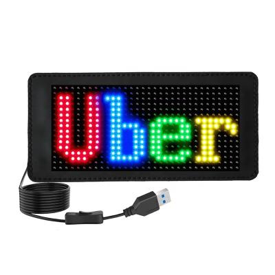China Ontwerp Taxi Achterruit Digitaal Display App Control Led Advertising Billboard Screen Te koop