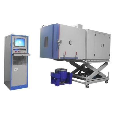 China Agitador de vibração multi-eixos com mesa de 800x800mm e câmara climática à venda
