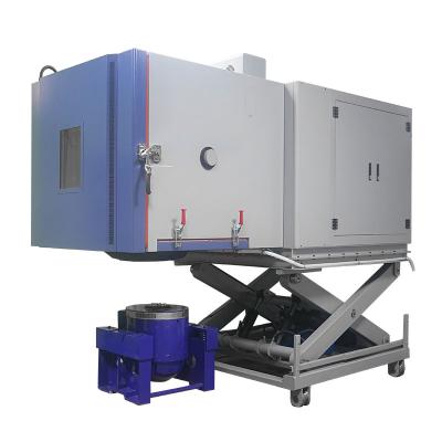 China Agitador de vibração multi-eixos com mesa de 800x800mm e câmara climática à venda