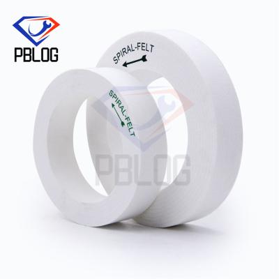 China High quality edge processing tools Spiral Sanded Wheels felt  polishing disc for sale