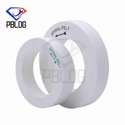China High quality edge processing tools Spiral Sanded Wheels felt  polishing disc for sale
