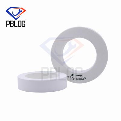 China High quality edge processing tools Spiral Sanded Wheels felt  polishing disc for sale