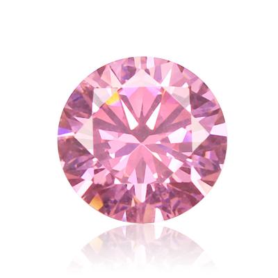 China Pink Round Cut 0.5carat- 2.5carat Lab Grown Diamond HPHT CVD Lab Diamond D E F G H Color VVS VS 3EX Loose Diamond IGI Certified for sale