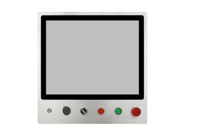 China Industrielle Qualität 19,5" integrierte Tasten-Panel-PC mit PCAP Touch RK3288 zu verkaufen