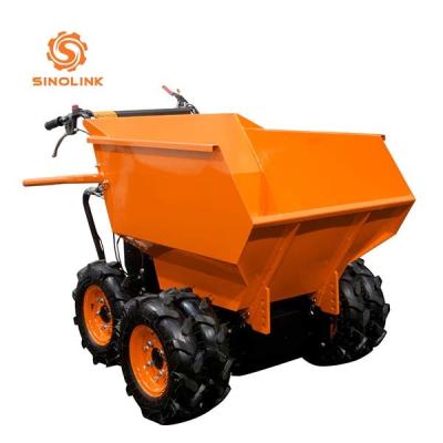 China 4x4 Mini Dumper Mini Wheel Loader Farm Powerwheel 500kgs for sale