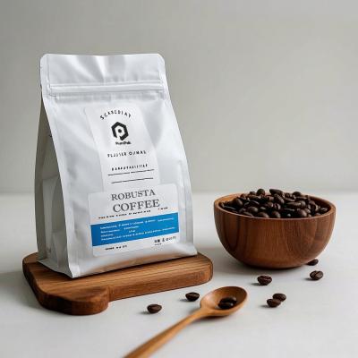 China Custom Coffee Bags USA SA AU Coffee Beans Packaging 250g 12oz 5lb Coffee Packaging Bag With Valve and Zipper for sale