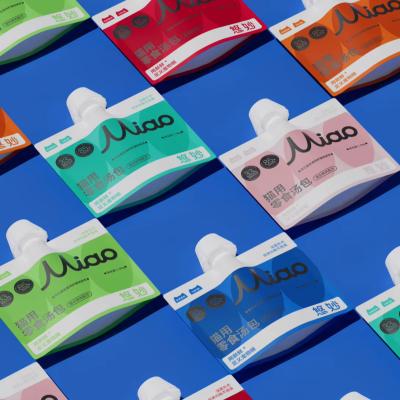 China Wholesale New Flexible Packaging Resealable Moisture Proof Pet Food Spout Pouches for sale