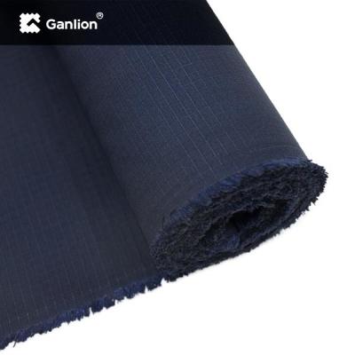 Cina Antirughe del tessuto dell'uniforme della polizia di allungamento del teflon del cotone dello spandex del poliestere per i cappotti in vendita