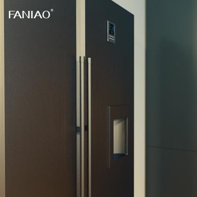 Chine Design minimaliste Finition en mélamine en bois vert Armoire de cuisine moderne ouverte à vendre