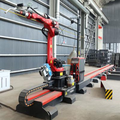 China New Condition Metal Structures Steel Beam Robot Welding Line Automatic MIG Welding Robot Workstation for sale