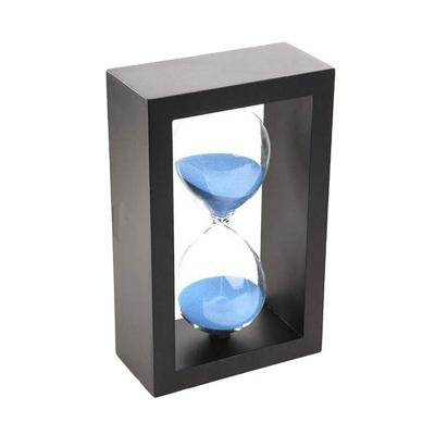 Cina Grande materiale del pino del panchetto di legno della clessidra del temporizzatore della sabbia per il ricordo ed il regalo di festival in vendita