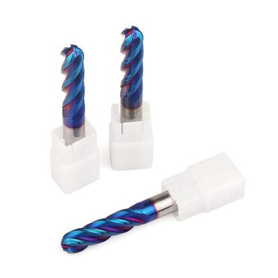 China Extremo sólido Mills Hrc 65 Sx de la nariz de la bola de las flautas D10R5 del carburo de tungsteno 2 en venta