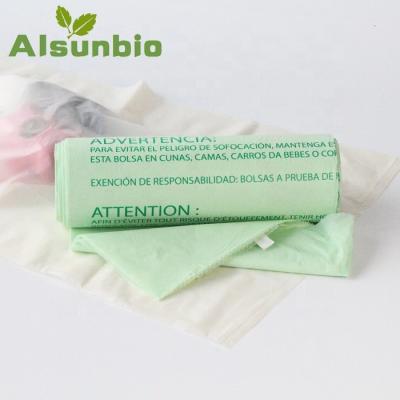 China Bolsas de transporte ecológicas plegables y compostables de plástico de corte a presión en venta