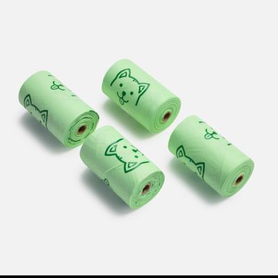 Cina Fabbrica Produttore Biodegradabile Sacchetti di cacca per cani Oem Sacchetto di cacca per cani 100% biodegradabile Sacchetti di rifiuti per cani Logo OEM sostenibile Accetta in vendita