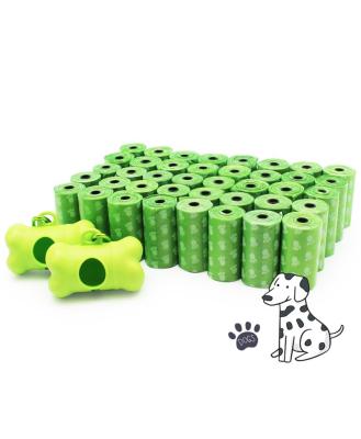 Cina Eco-friendly Biodegradable Die Cut Dog Poop Bags Custom Printed Blue Plastic Pet Waste Bags in vendita