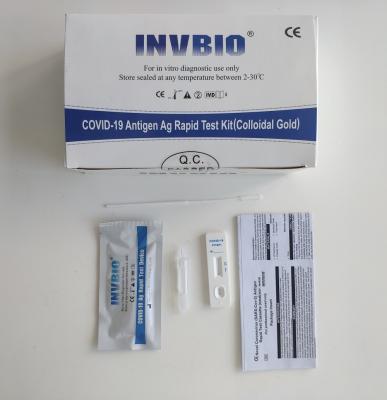 Cina Antigene rapido Kit Self Testing di infezione Covid-19 in vendita