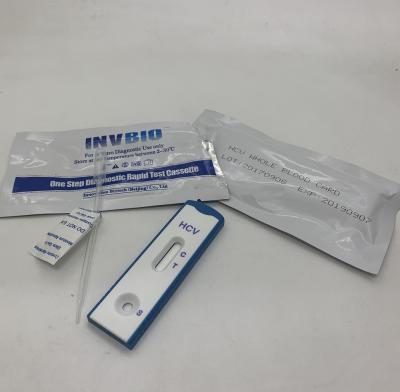 Cina Dispositivo rapido 25pcs/Box della cassetta dei corredi della prova dell'anti malattia infettiva di Hcv in vendita