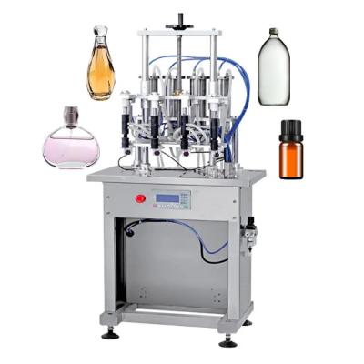 Cina Profumo automatico di vuoto di 4 teste che pesa materiale da otturazione che fa il manuale della macchina per la bottiglia in vendita
