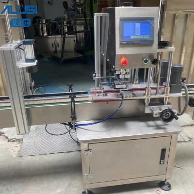 Cina tappatrice automatica della vite del contagoccia dei cappucci dello spruzzo di Juice Essential Oil Pump Head della tappatrice della bottiglia 70db in vendita