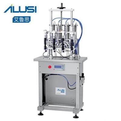 Cina Macchina di rifornimento di vuoto del profumo della bottiglia di vetro dell'alcool del liquido di vuoto di 4 ugelli in vendita