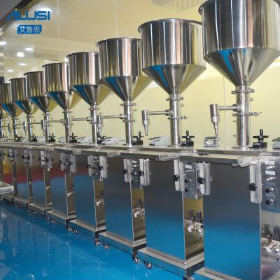 Cina Macchina di rifornimento liquida della bottiglia di vetro, macchina verticale del riempitore della pasta in vendita