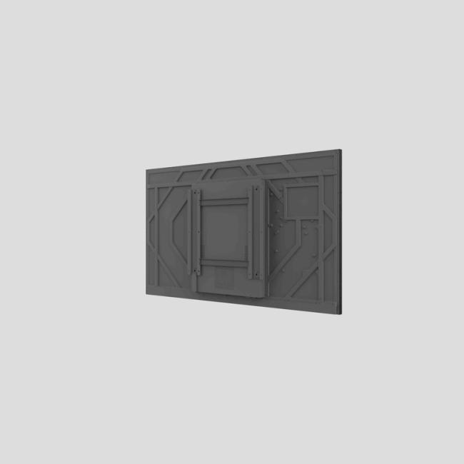 55 inch OD monitor rear housing from supplied product render