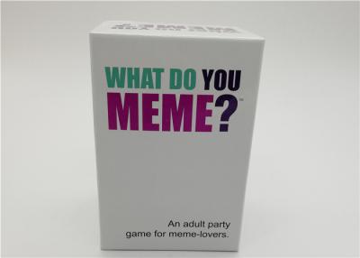 Китай Легкий играющ что делает вас карточные игры Меме на большие группы 16.5×11.5×7.5км продается