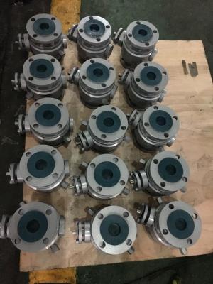 중국 두 개의 블록 설계 트리니온 타입 볼 밸브 원활한 작동을 위해 판매용