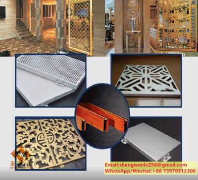 China Architectural aluminum panel perforated for facade cladding customized for sale