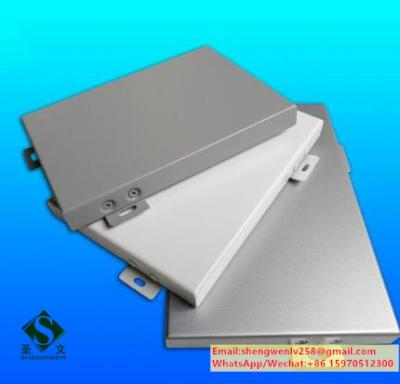 China aluminum ceiling Powder coated Metal aluminum hollow panel cladding for facade exterior cladding for sale