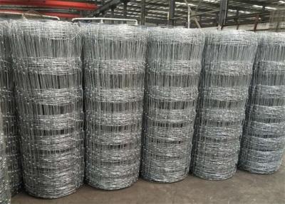 Chine Argent 5 et 6 pieds de haut clôture commune de champ de prairie de revêtement de zinc à vendre