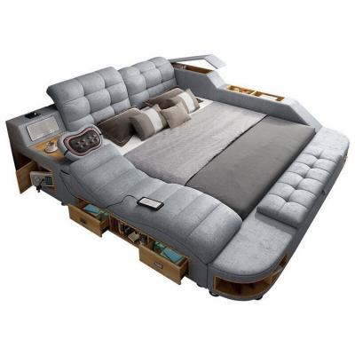 Κίνα Δερμάτινο Luxury Bedroom Sets Tufted Καμαρωτό κρεβάτι μοντέρνο σχεδιασμό προς πώληση