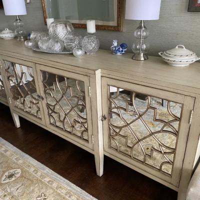 Κίνα Μαύρο καθρέφτη Credenza ντουλάπι Πλακέτο οργανωτή για το καθιστικό τηλεόραση προς πώληση