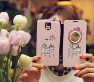 Cina Casi protettivi del telefono cellulare di caso di vibrazione della cassa del cuoio del fumetto per il iPhone 4/4S/5/5S in vendita