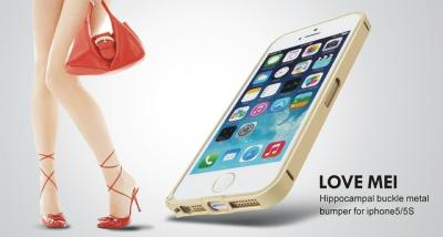 Cina Cassa di alluminio del telefono del fermaglio Hippocampal protettivo di casi del telefono cellulare di Iphone 5 in vendita