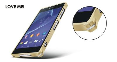 Cina Coperture Hippocampal del telefono del paraurti del metallo del fermaglio di casi protettivi del telefono cellulare di SONY Z2 in vendita