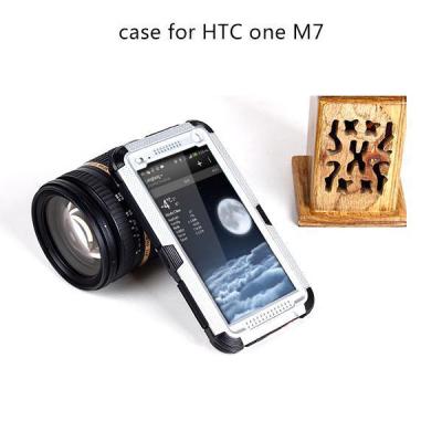 Cina Casi protettivi del telefono cellulare M7 di HTC UNO tre coperture di consolidamento del telefono in vendita