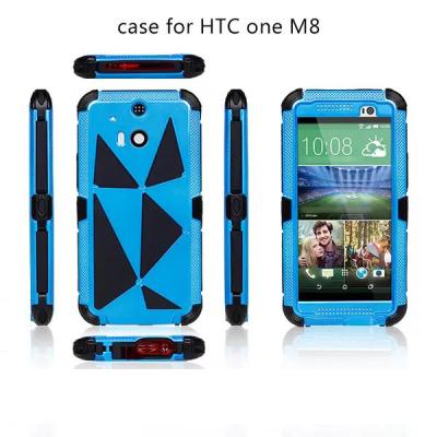 Cina Coperture di alluminio di vibrazione di casi protettivi del telefono cellulare del metallo di HTC M7 in vendita