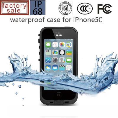 Cina Casi protettivi d'impermeabilizzazione del telefono cellulare del metallo per Iphone 5C in vendita