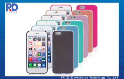 Cina Pelle durevole di casi protettivi del telefono cellulare di colore della miscela di TPU per Iphone 6 in vendita