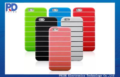Cina Copertura protettiva di casi del telefono cellulare della pelle del gel del PC della banda per il iPhone 6/6 più in vendita