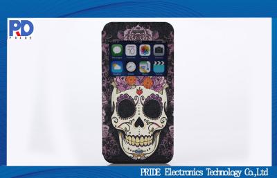 Cina iPhone 6 casi protettivi del telefono cellulare, copertura astuta della finestra di vibrazione di cuoio in vendita