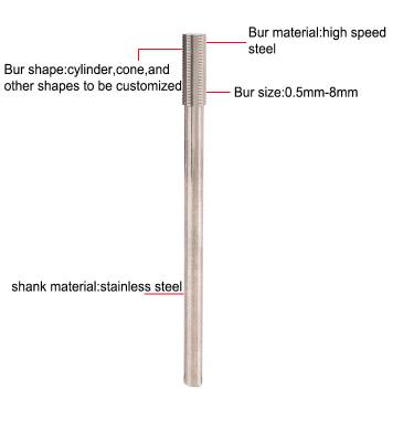China 8mm NCD PCD Diamond Carving Burrs Background Tools Te koop